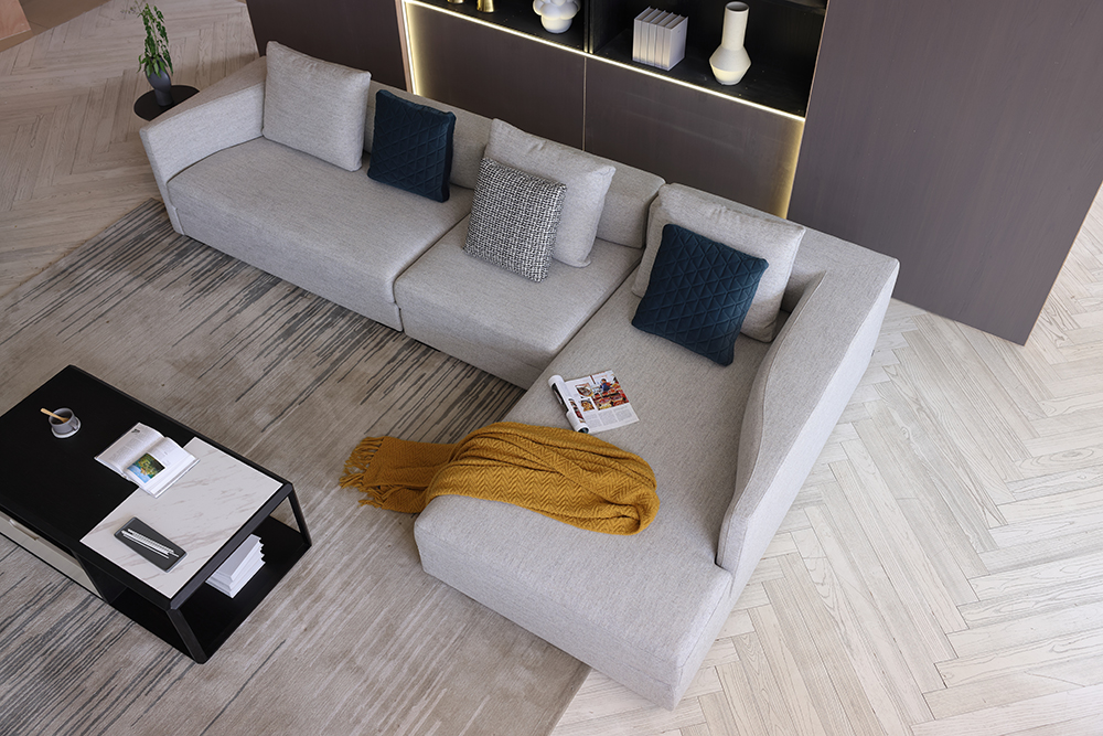 ZOLIN RIGHT LSHAPE SOFA | Mobilia Uno